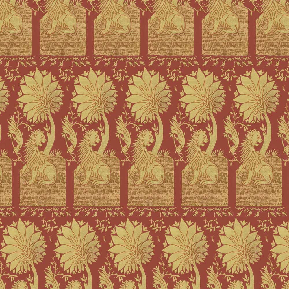 14th Century Medieval Lion Textile Design