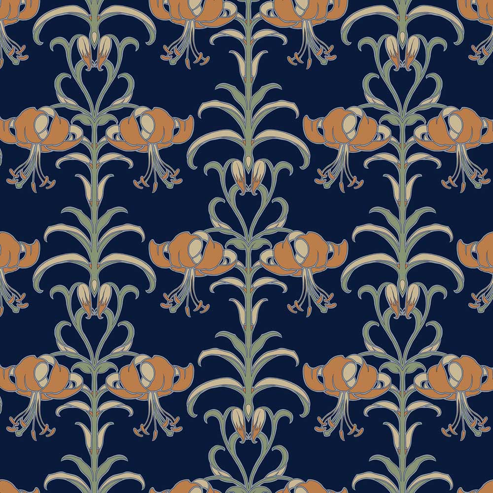 Arts and Crafts Lindsay Butterfield Tiger Lily Print