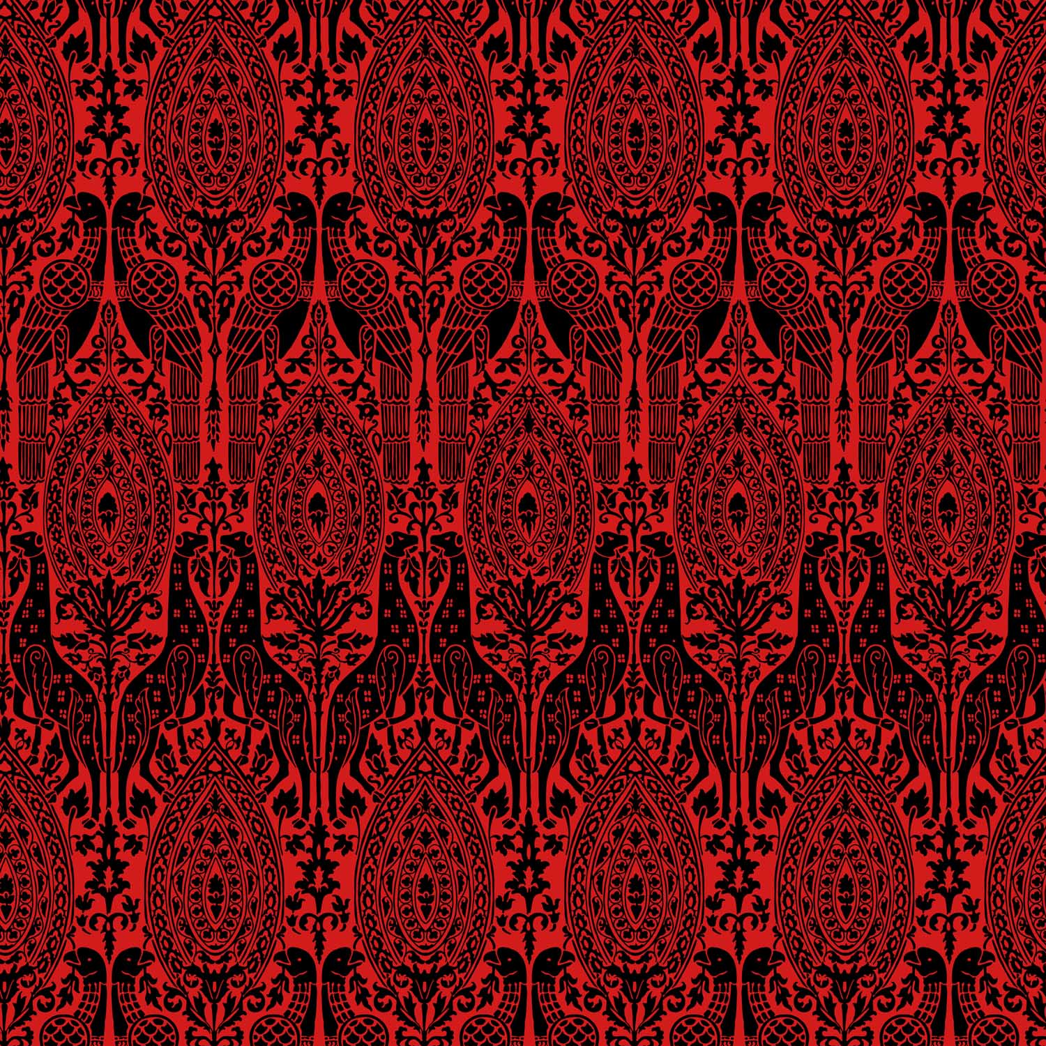 Fabric | Guinevere Medieval 12th Century Sicilian Leopards and Eagles ...